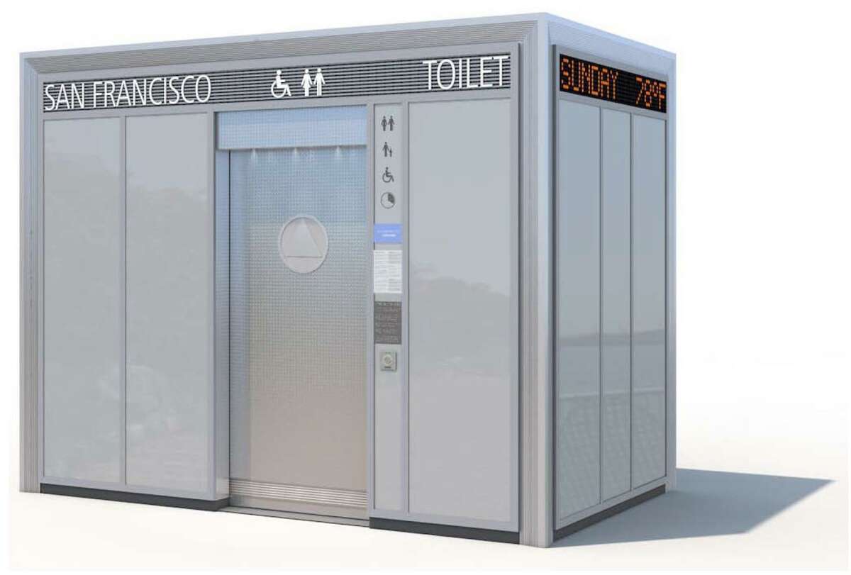 New design for SF’s public toilets is sleek, shiny and modern