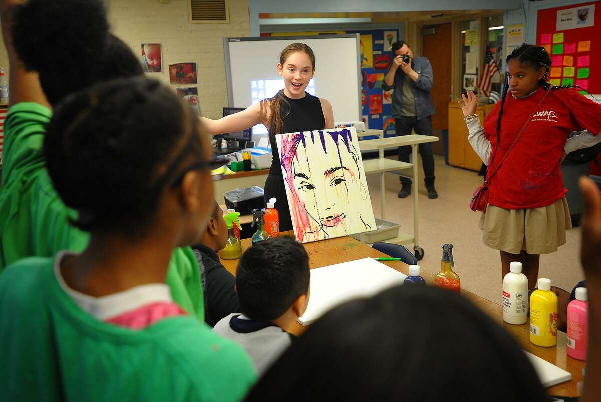 Hallen students go crazy with color, technique