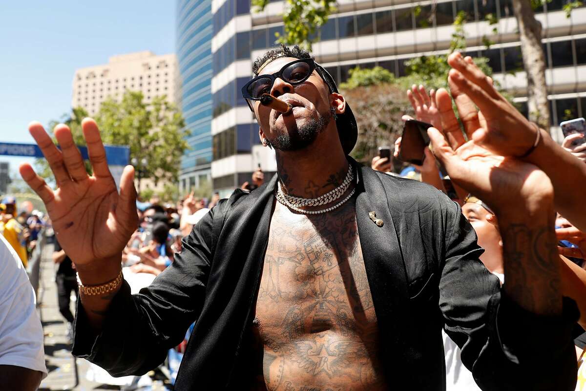 Swaggy P, JaVale McGee go rogue, start wandering Warriors parade crowd ...