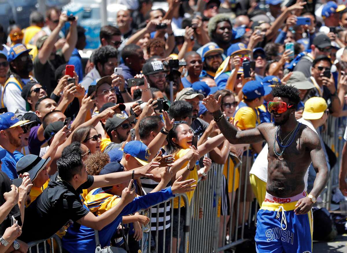 Warriors Parade: Fans come out en masse for what’s become an annual party