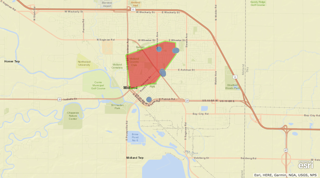 Power outage hits more than 1,100 customers