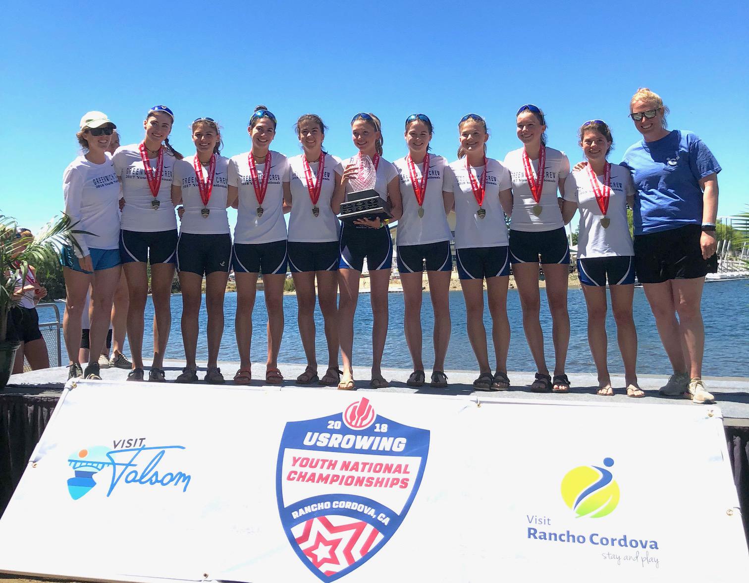 Greenwich crew collects medals at Junior National Championship