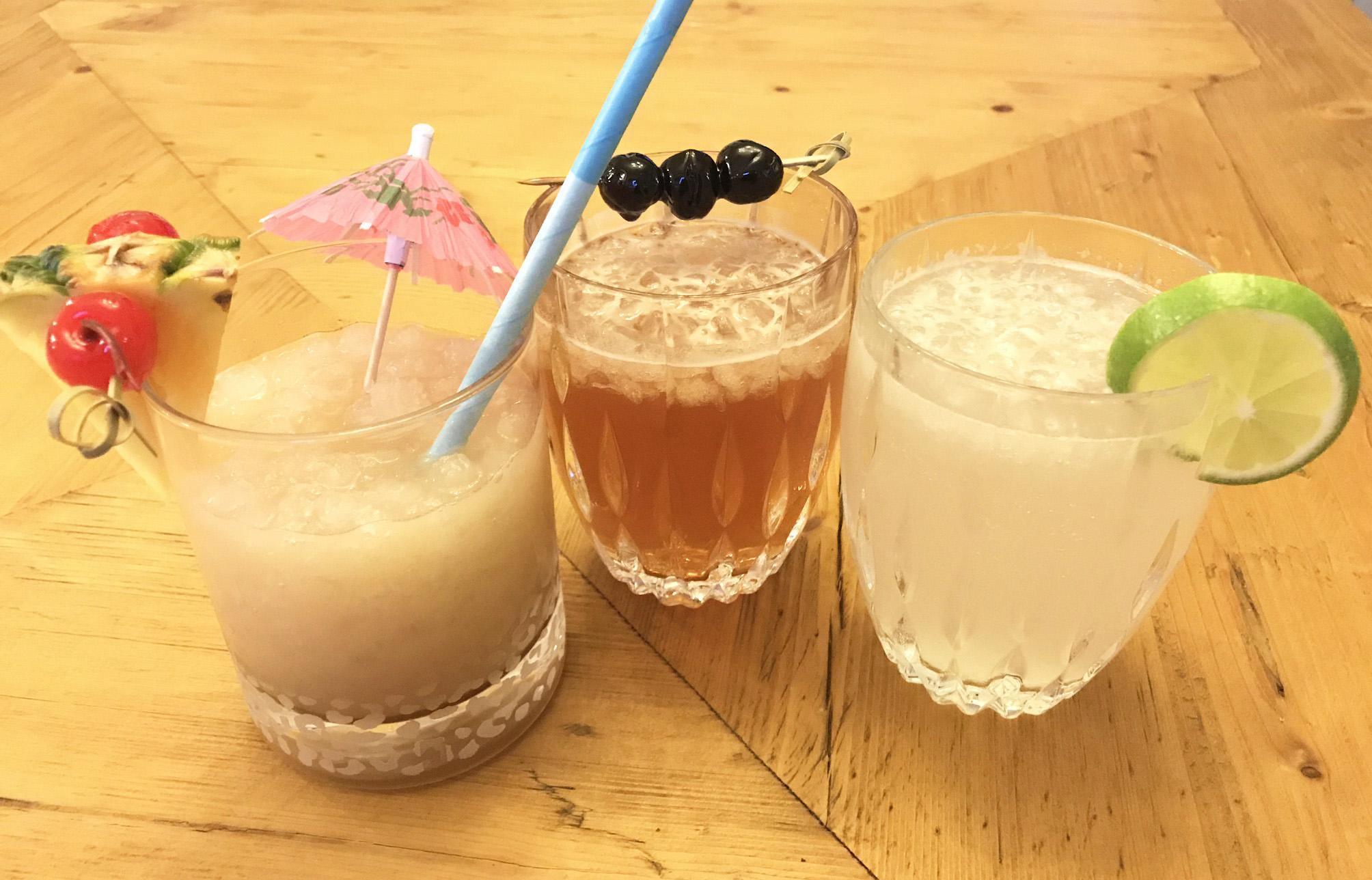3 summer sippers all made with ginger beer