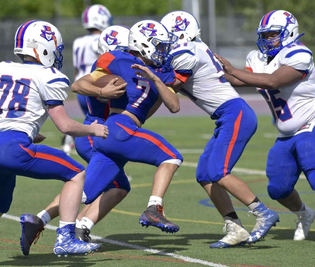 Football: Path to revival for Danbury begins at spring game