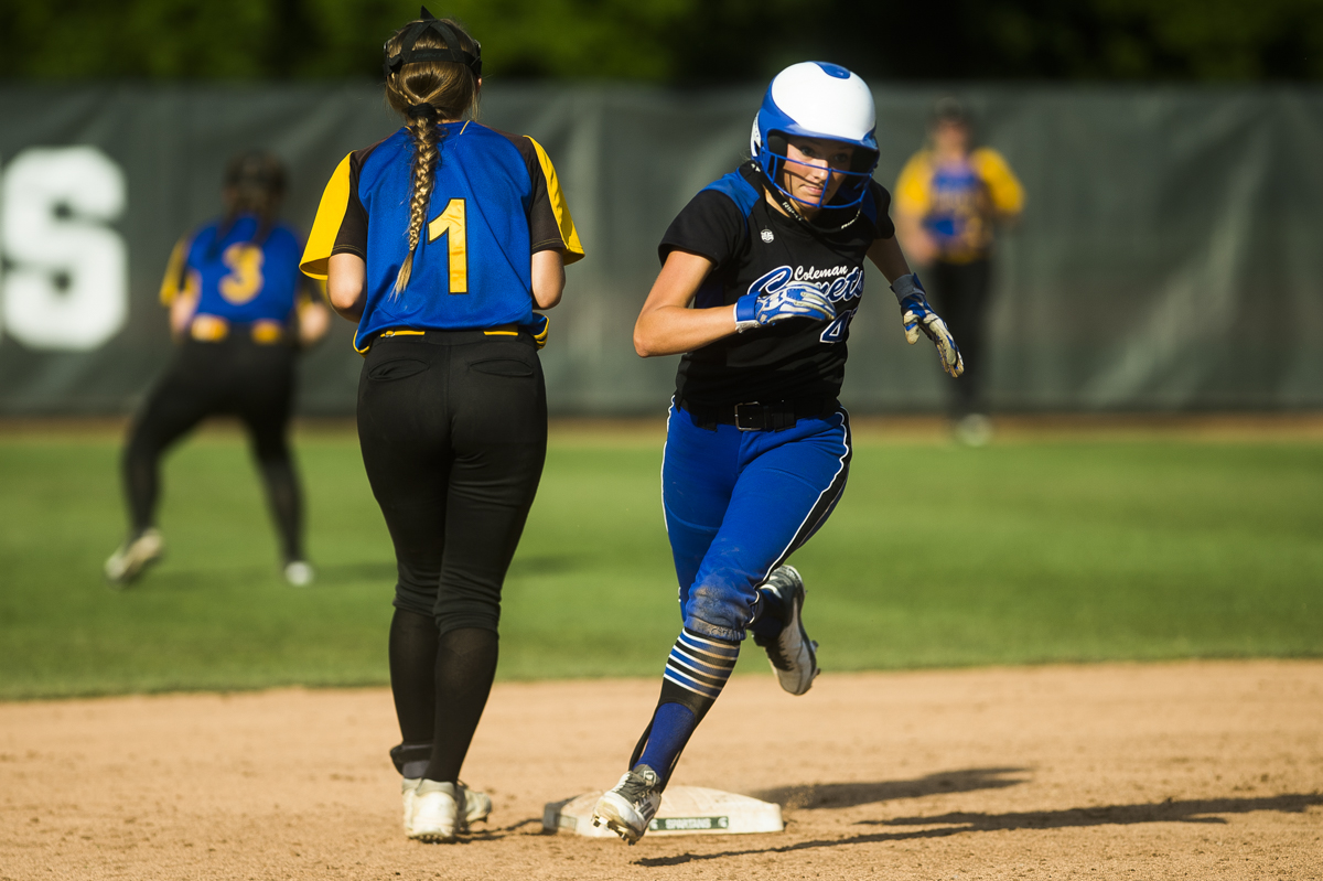 Heartbreaking loss for Coleman softball in state final