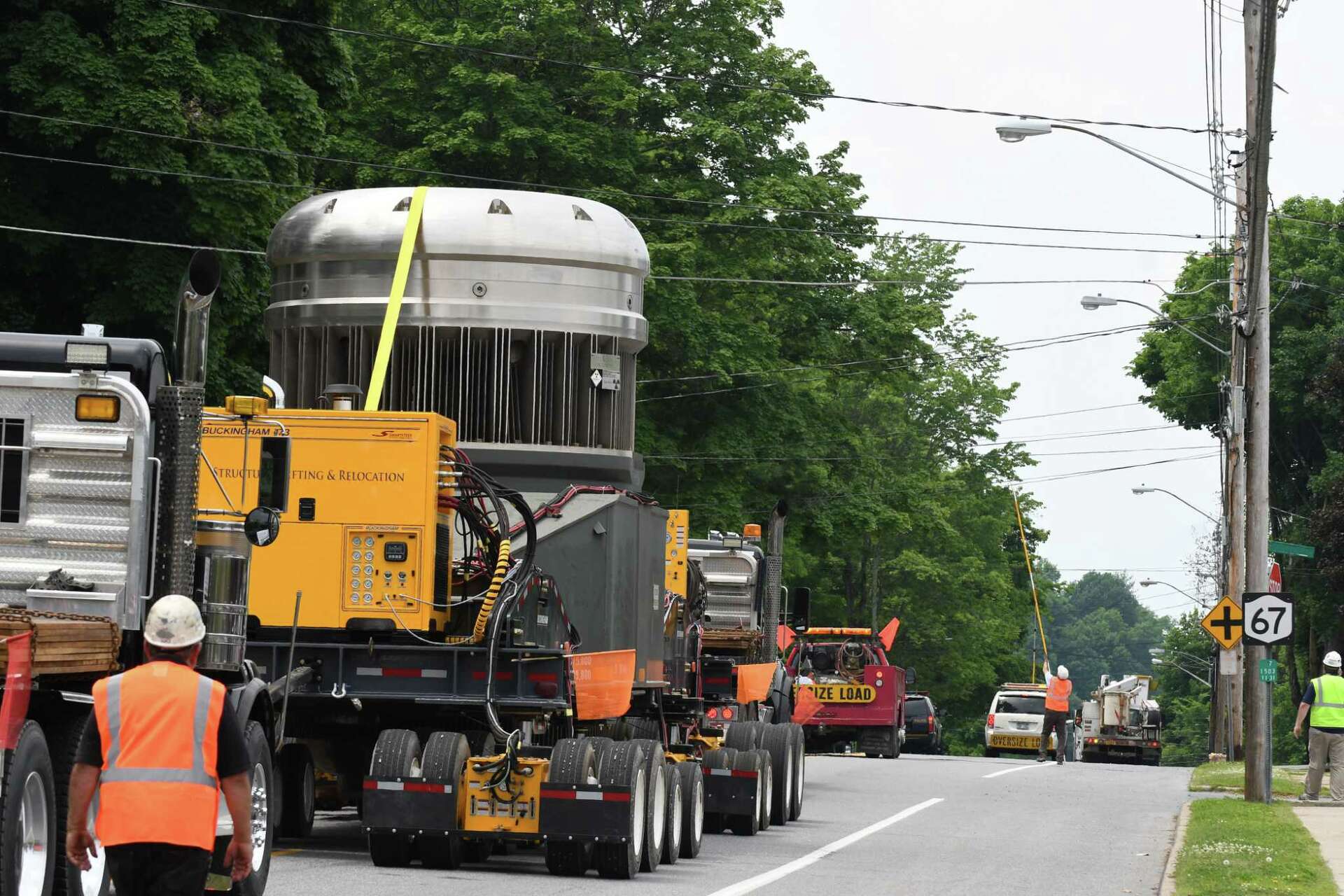Kesselring refueling equipment travels through Ballston Spa