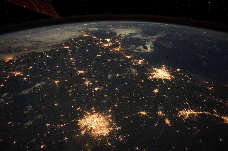 Texas At Night From Space