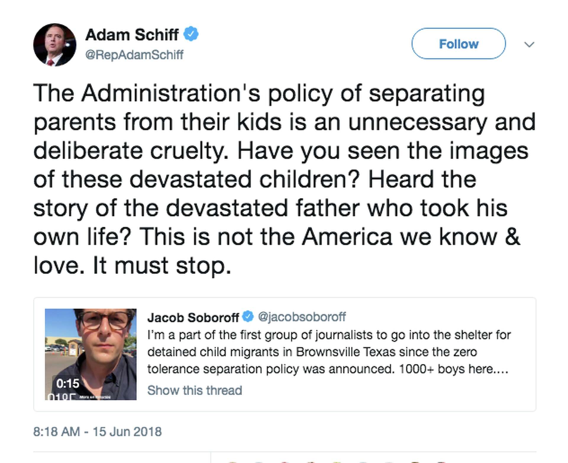 Trump looks down at crying migrant child on new cover of Time