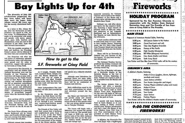 Six decades of SF Fourth of July photos, from fireworks to fog-outs ...