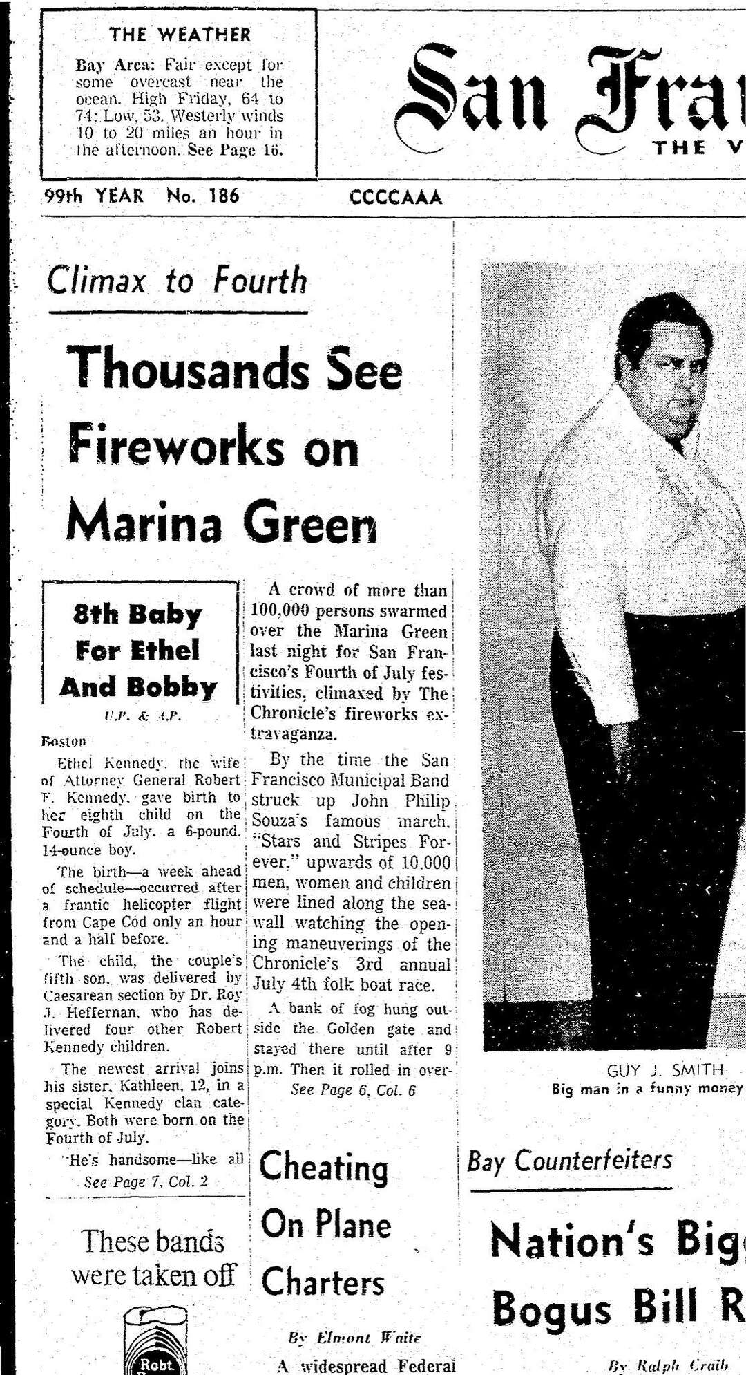 Six decades of SF Fourth of July photos, from fireworks to fog-outs