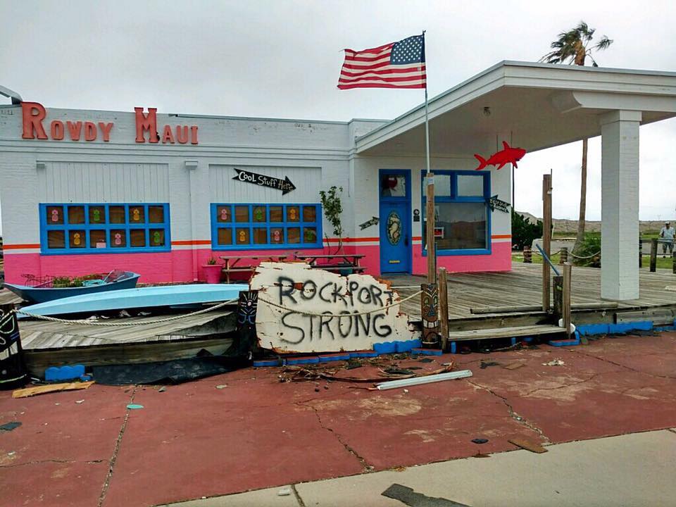 Stolen 'Rockport Strong' sign made of Harvey debris was a landmark for ...