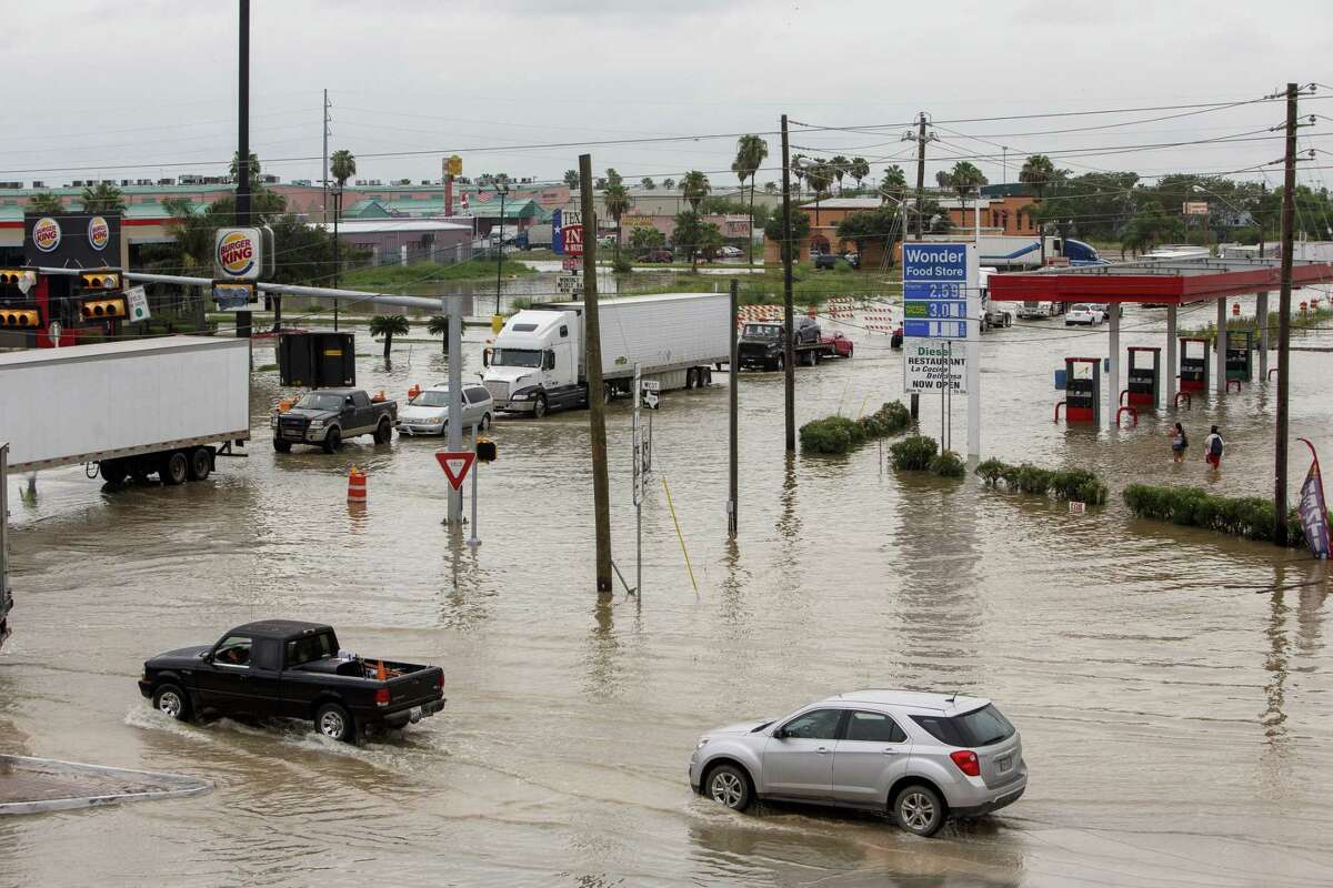 Record breaking storm subsides in South Texas, flood waters receding