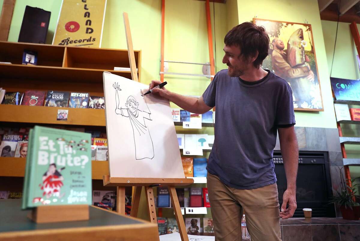 Bloody ends: Cartoonist Jason Novak depicts deaths of Roman emperors