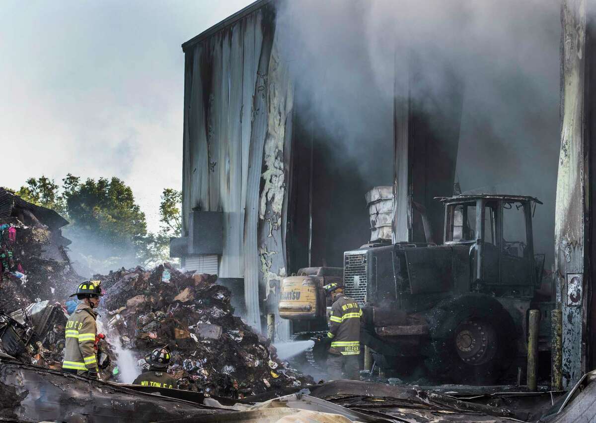 Photos: Transfer station fire