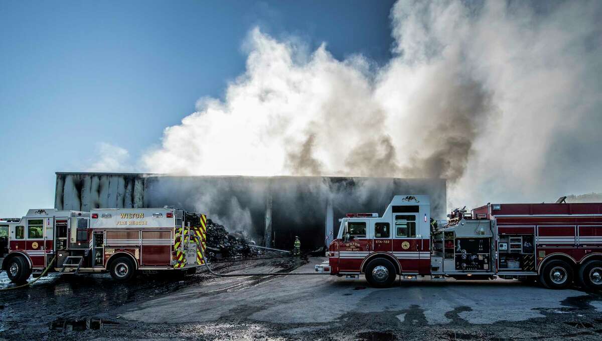 Photos: Transfer station fire
