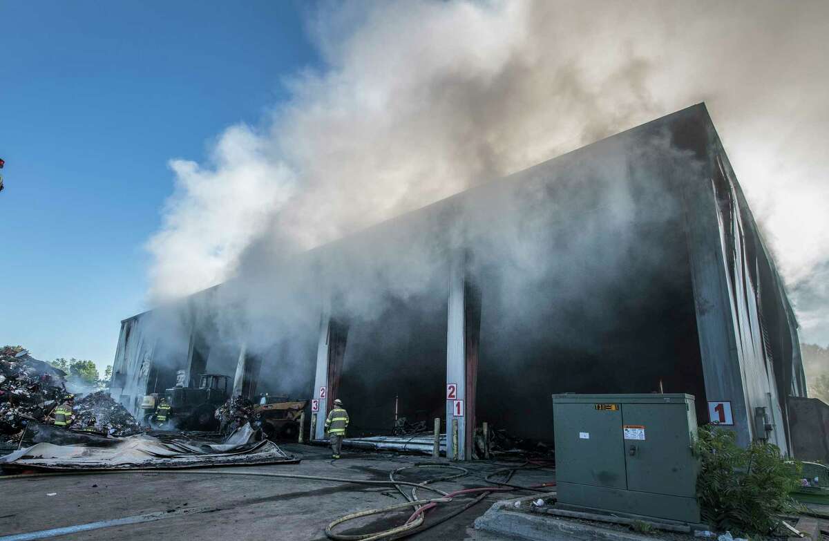 Photos: Transfer station fire