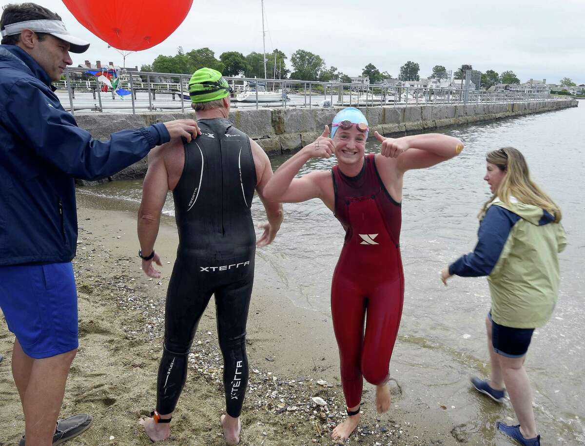 Hundreds participate in Swim Across America in Greenwich-Stamford