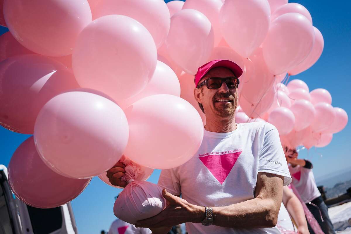 Pink triangle installation, Dyke March kick Pride weekend into full gear