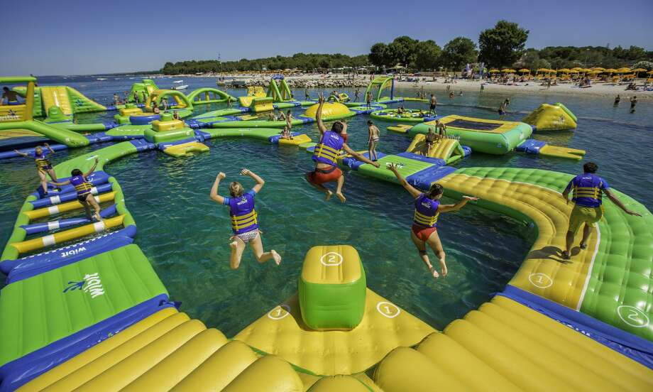 Floating water park opening on Lake Travis just in time for the peak of ...