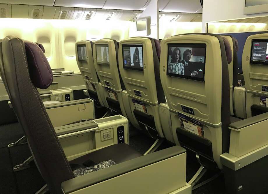 First look: United’s purple Premium Plus seat - SFGate