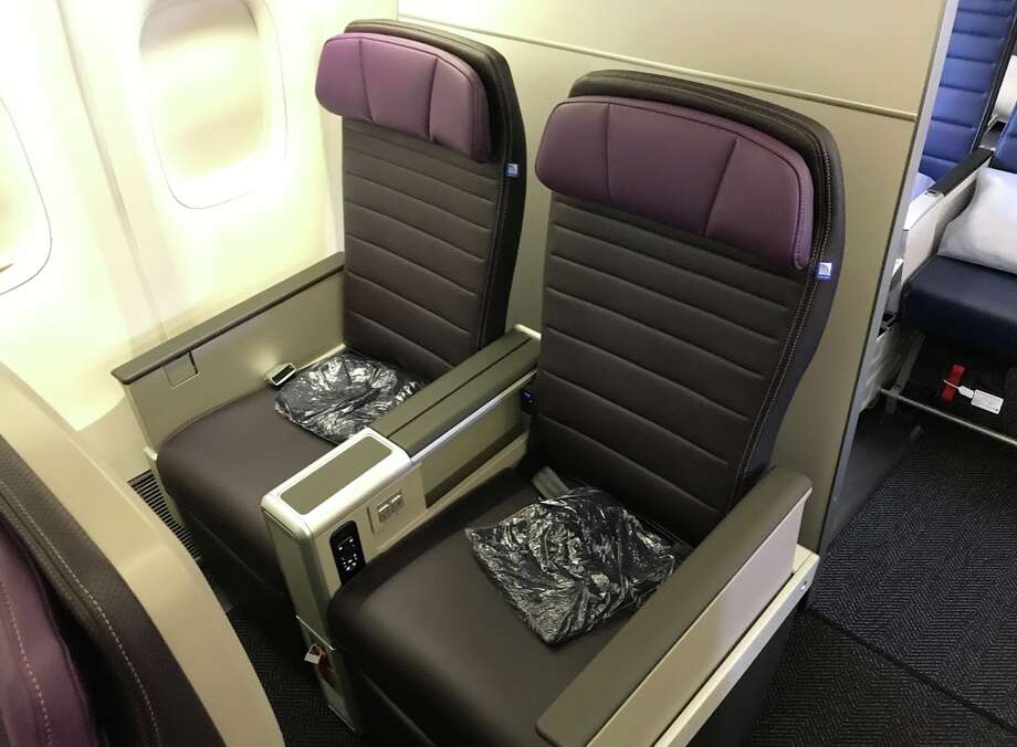 First look: United’s purple Premium Plus seat - SFGate