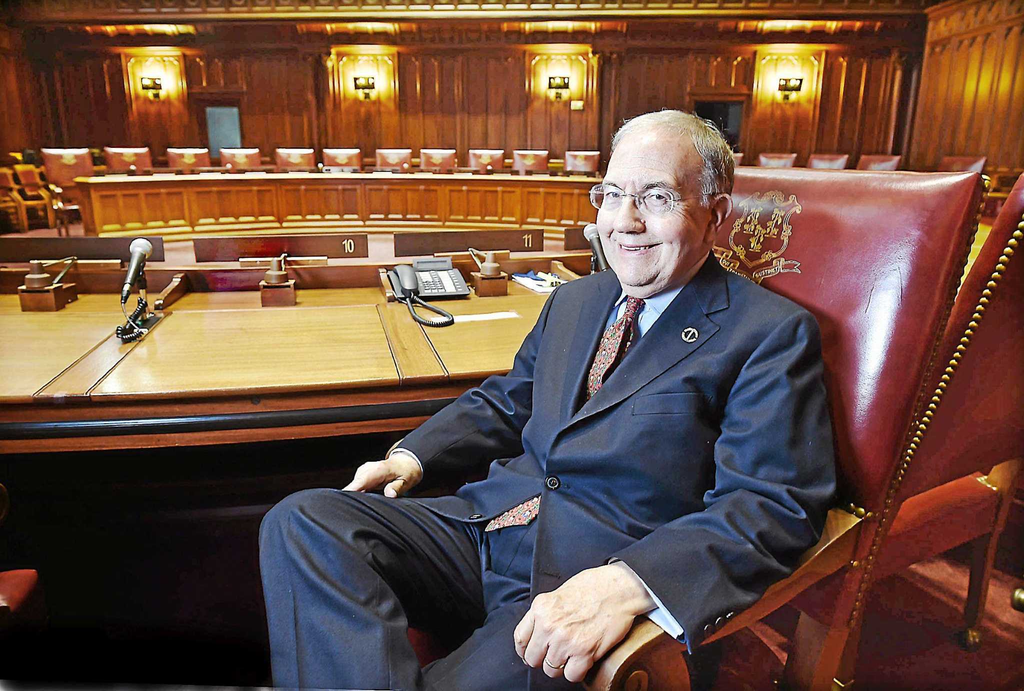 State Senate President Martin Looney fills in as governor