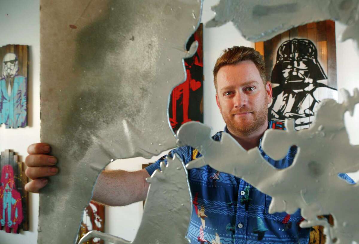 Jon Garner's colorful paintings are rooted in Houston