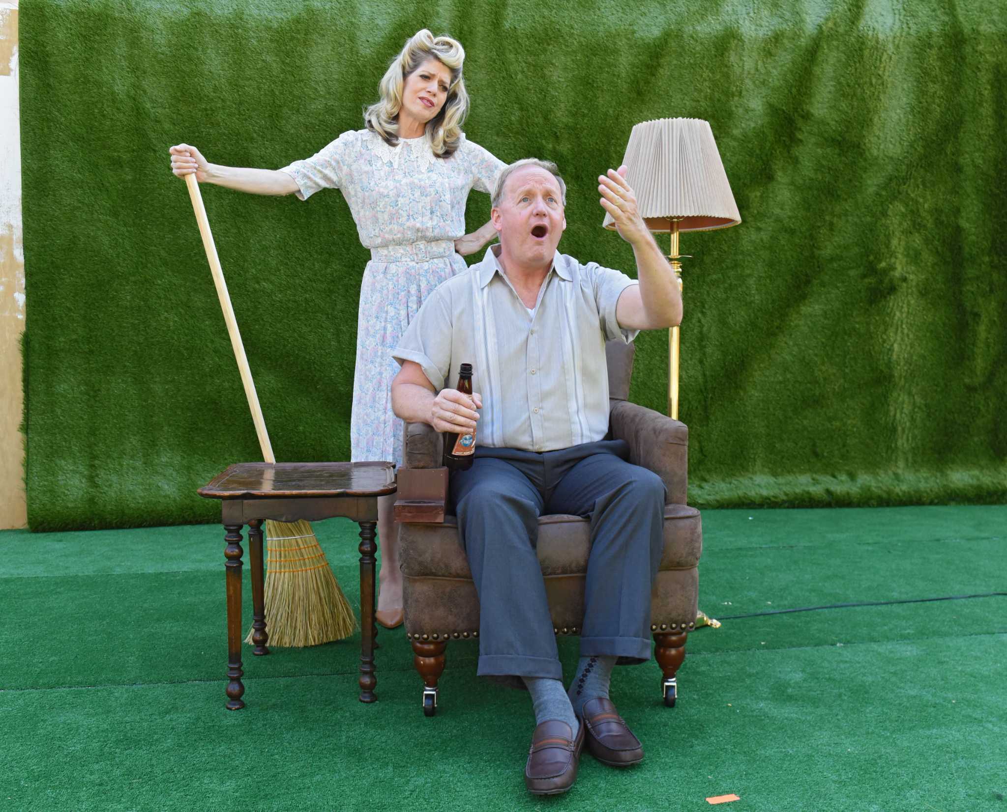 Actor pinch-hits after pregame injury in 'Damn Yankees'