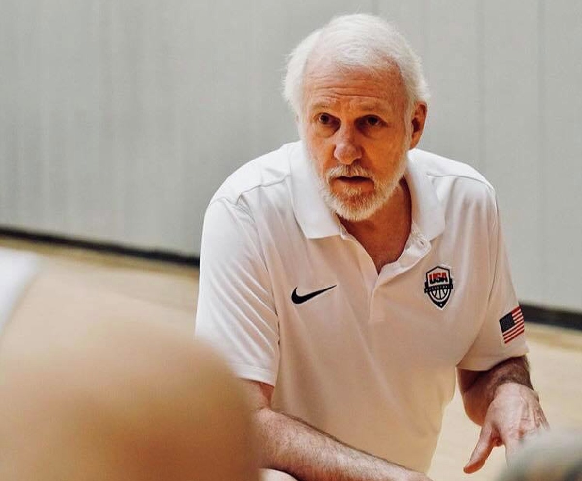 Spurs Coach Gregg Popovich seen back on the court, working, laughing ...