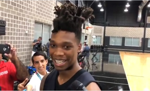Rookie Lonnie Walker IV falls hard for Spurs, fans