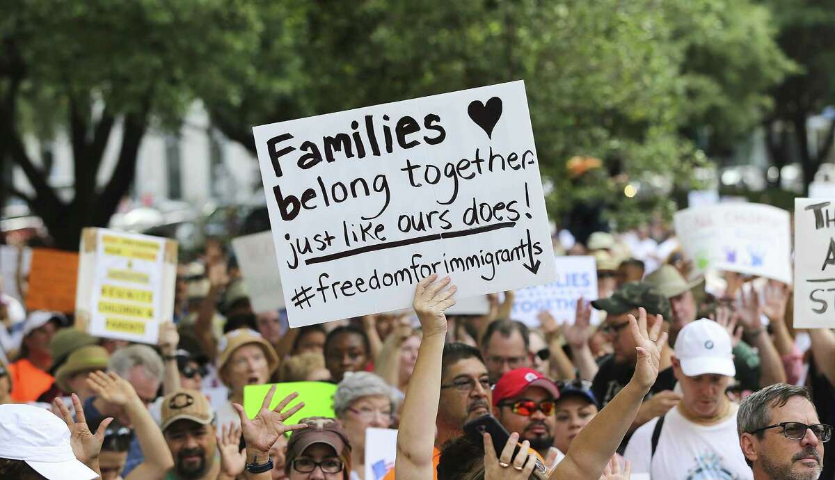 Thousands across the nation, Houston rally to reunify separated ...