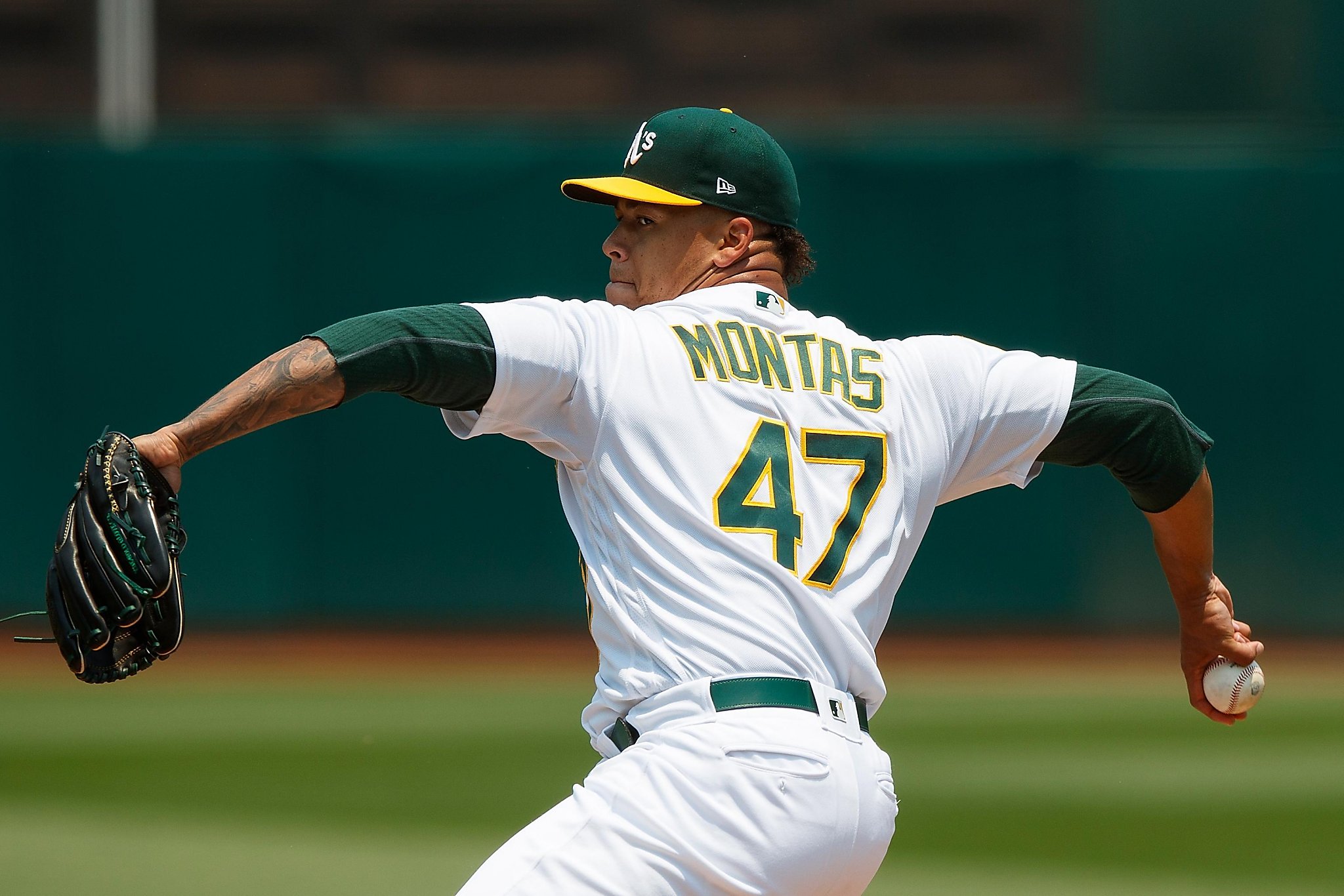 A’s send Frankie Montas down to get work during All-Star break