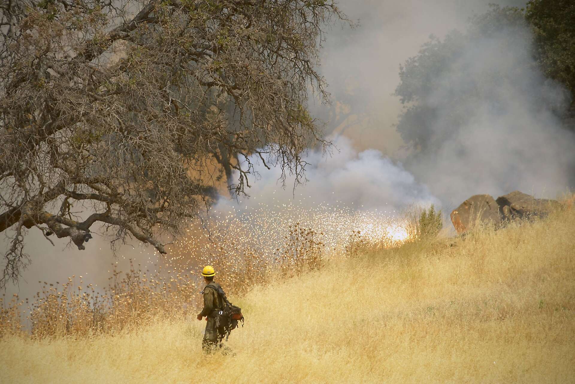 County Fire Spreads To 82,700 Acres, Now 25 Percent Contained