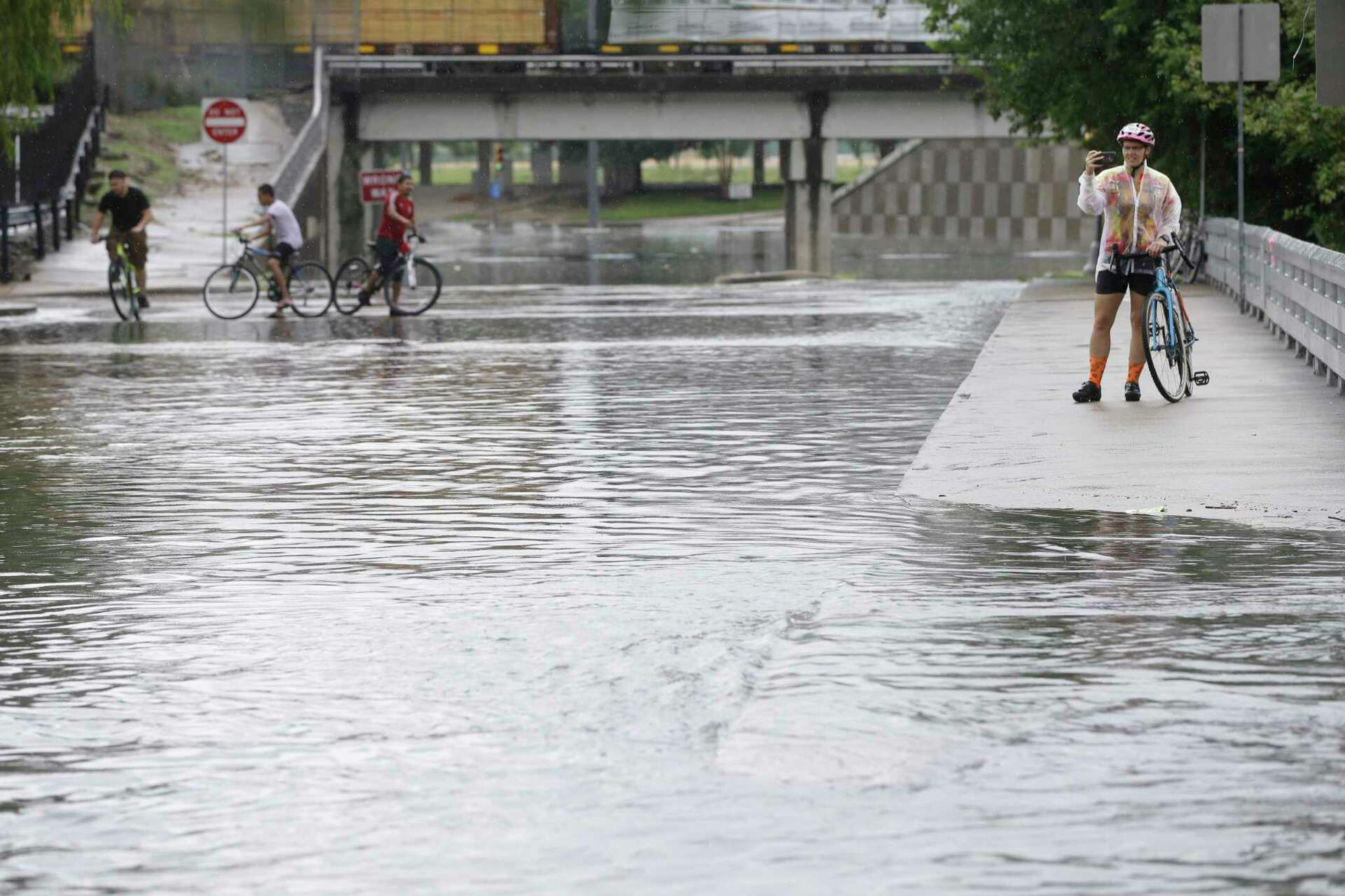 Quick-rising water sparks flash flooding in Houston on soggy Fourth of July