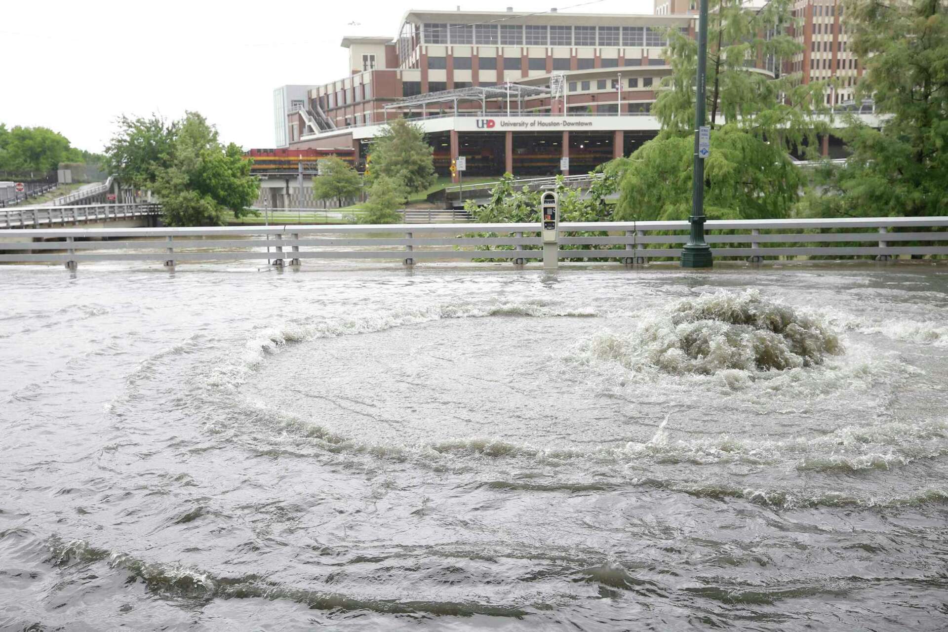 Quick-rising water sparks flash flooding in Houston on soggy Fourth of July