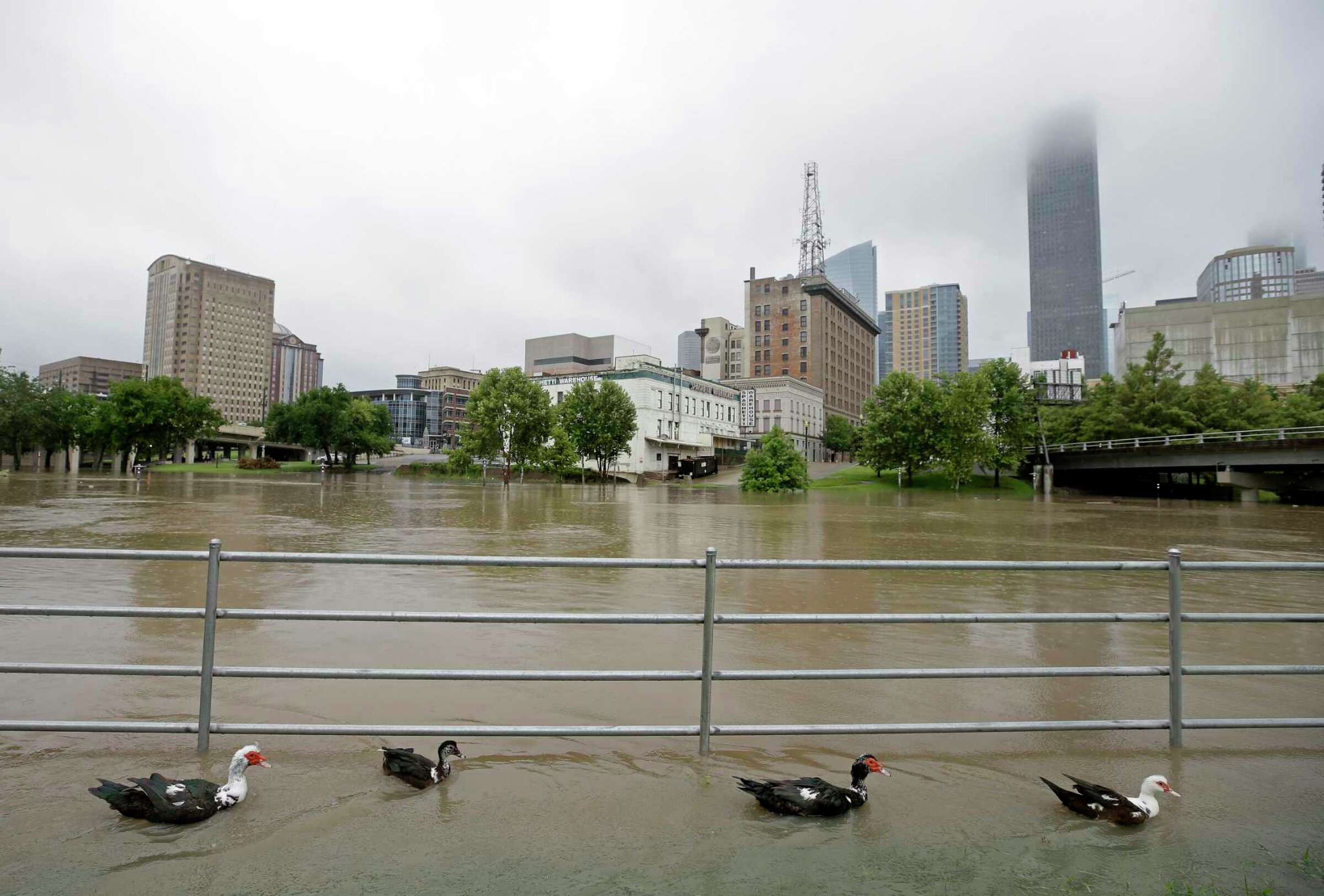 Quick-rising water sparks flash flooding in Houston on soggy Fourth of July
