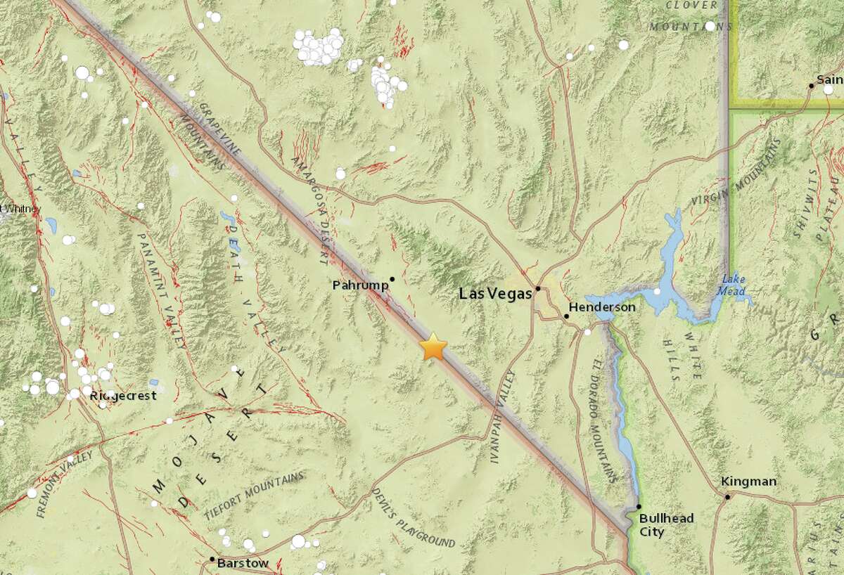 Magnitude 4.5 earthquake strikes near Sandy Valley, Nevada