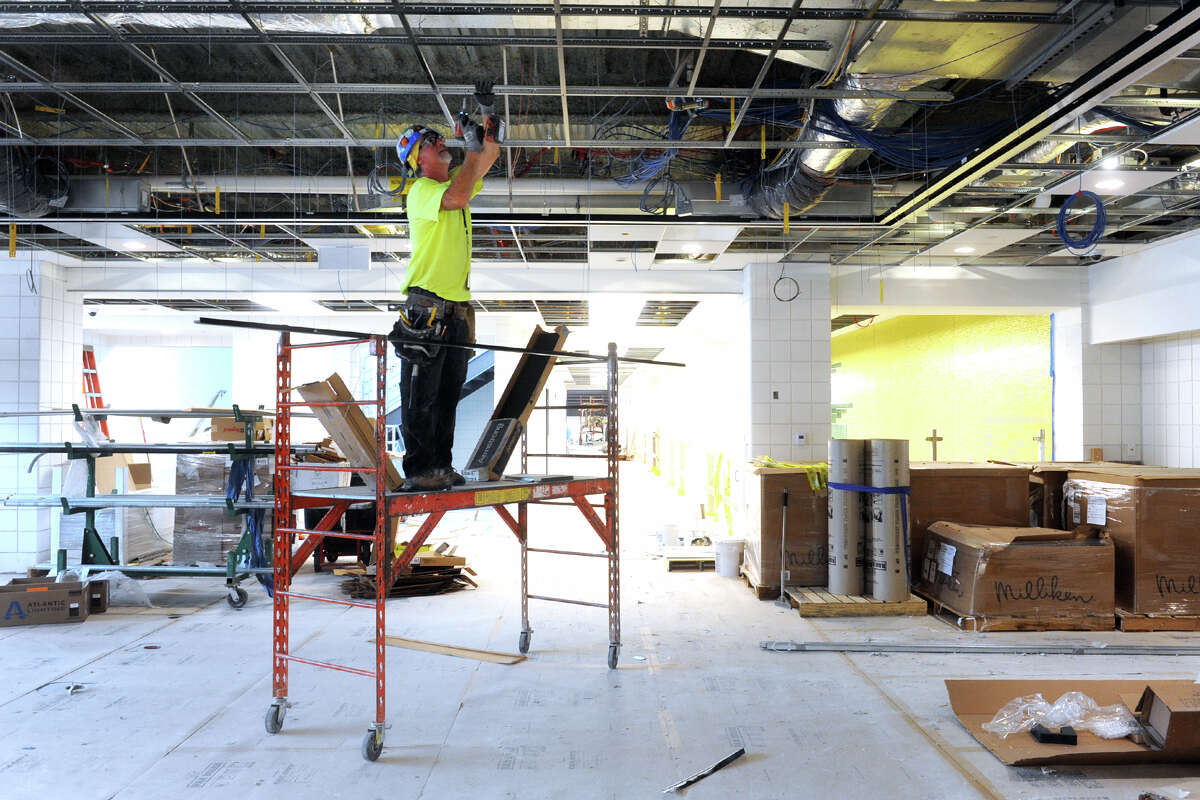 Construction on Bridgeport’s Harding High nears finish line