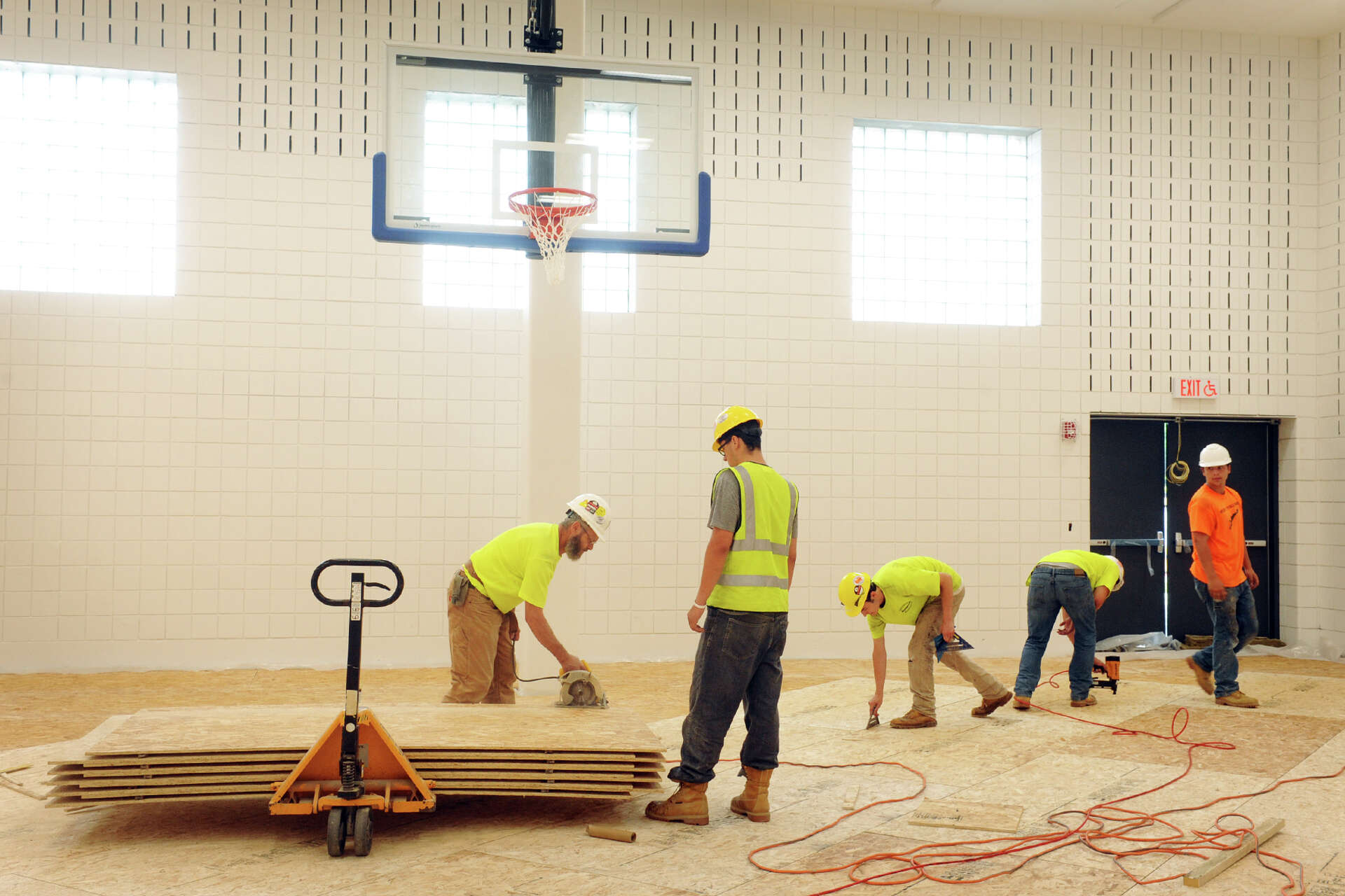 Construction on Bridgeport’s Harding High nears finish line