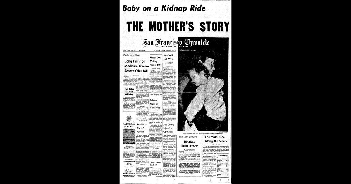 Chronicle Covers: A kidnapping and rescue stranger than fiction