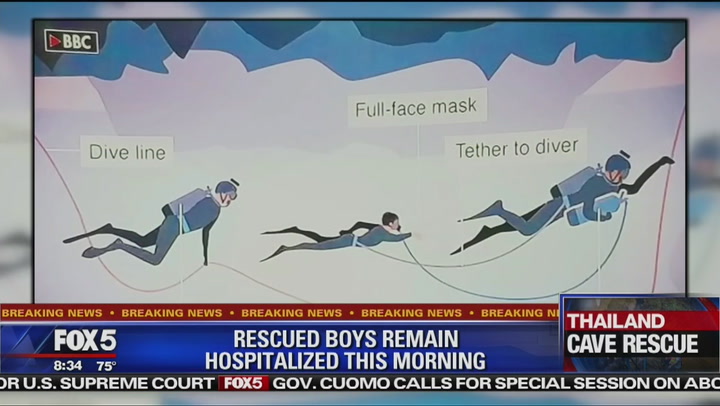 'Everyone is safe' after daring rescue of 13 in Thai cave