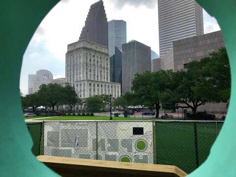 Inside the new holey house in downtown Houston