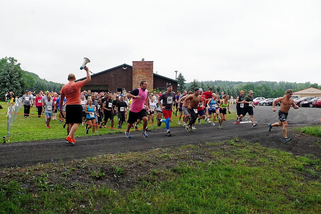 Runners get down and dirty