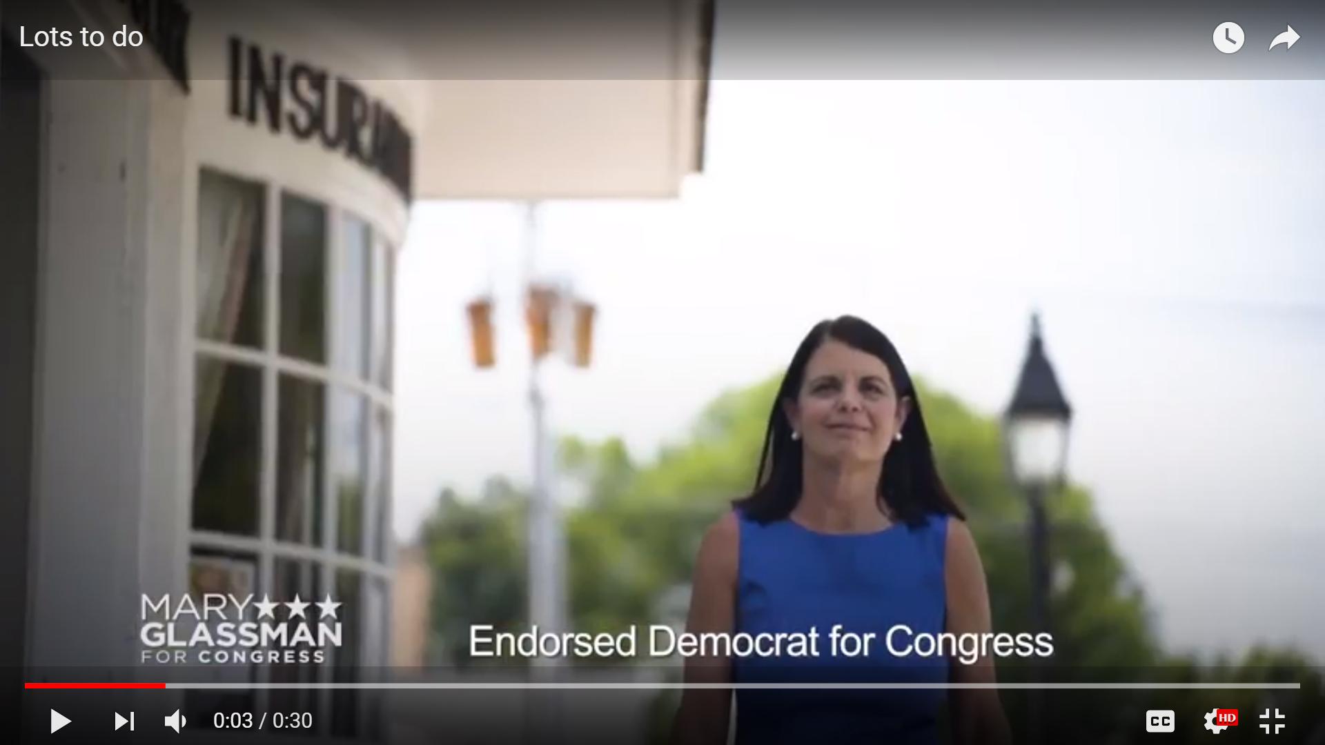 Glassman’s ad says there’s ‘lots to do’