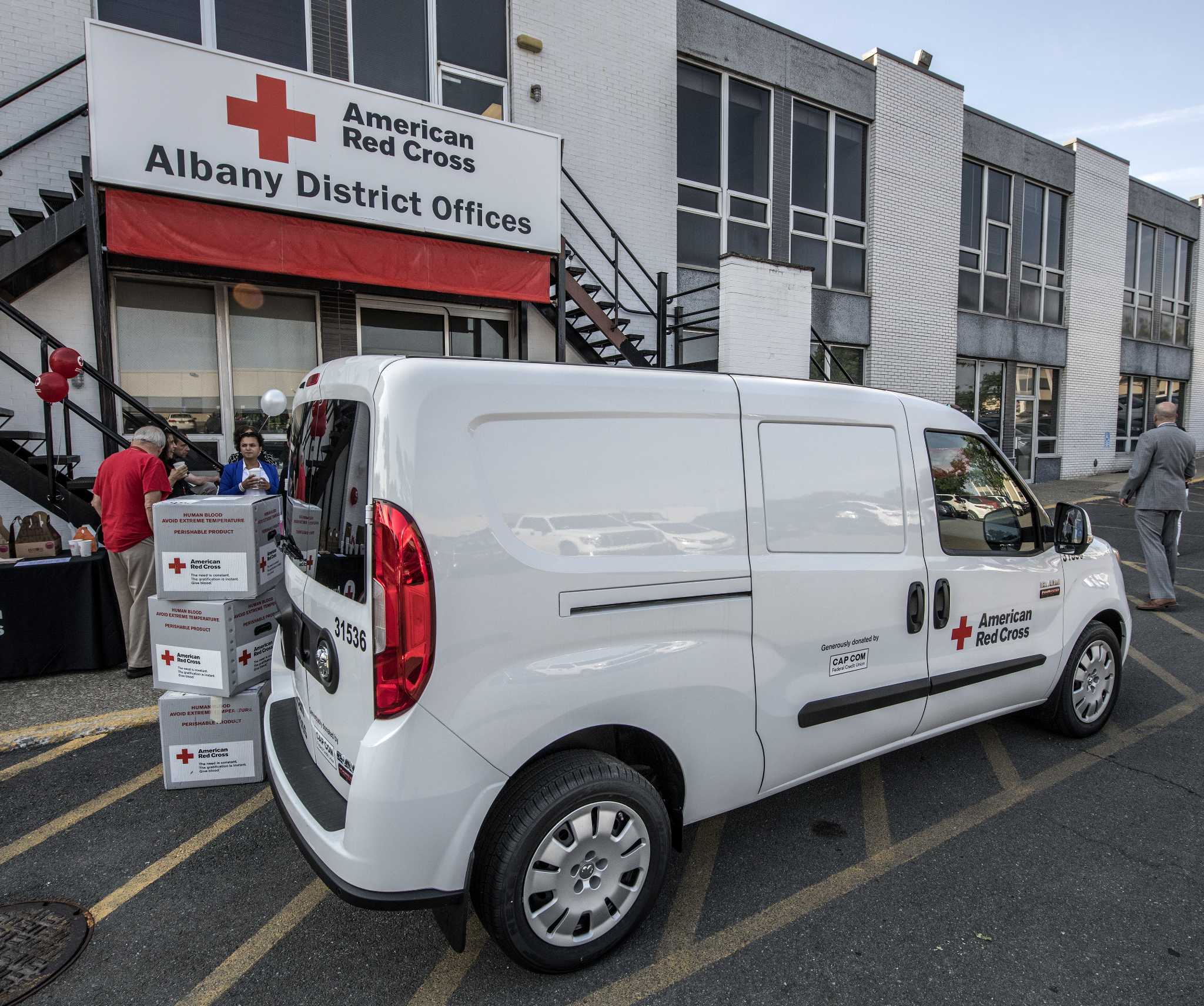 Red Cross unveils new transport van
