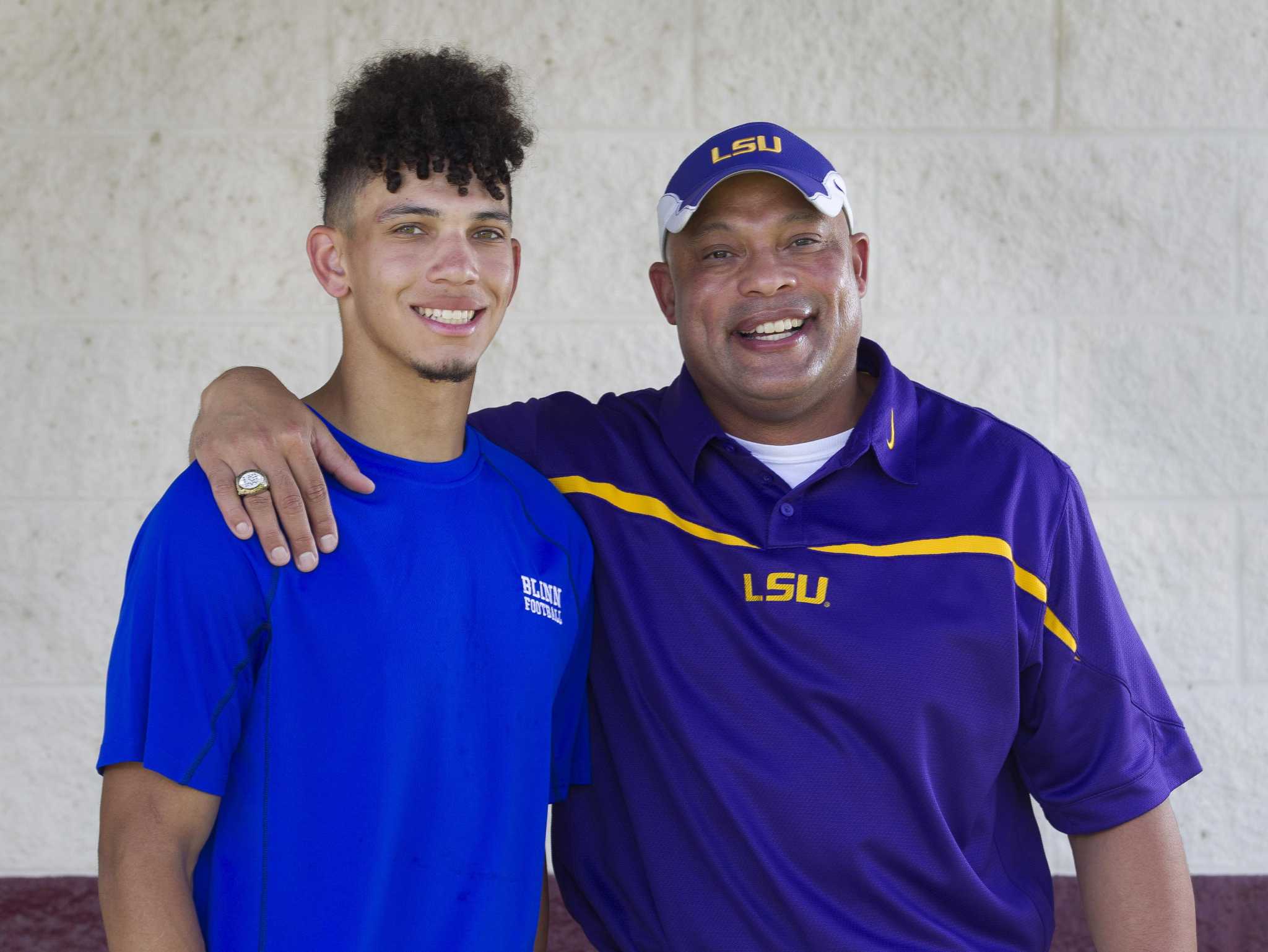 FOOTBALL: Garrett Jr. rising up at Blinn with guidance from his father