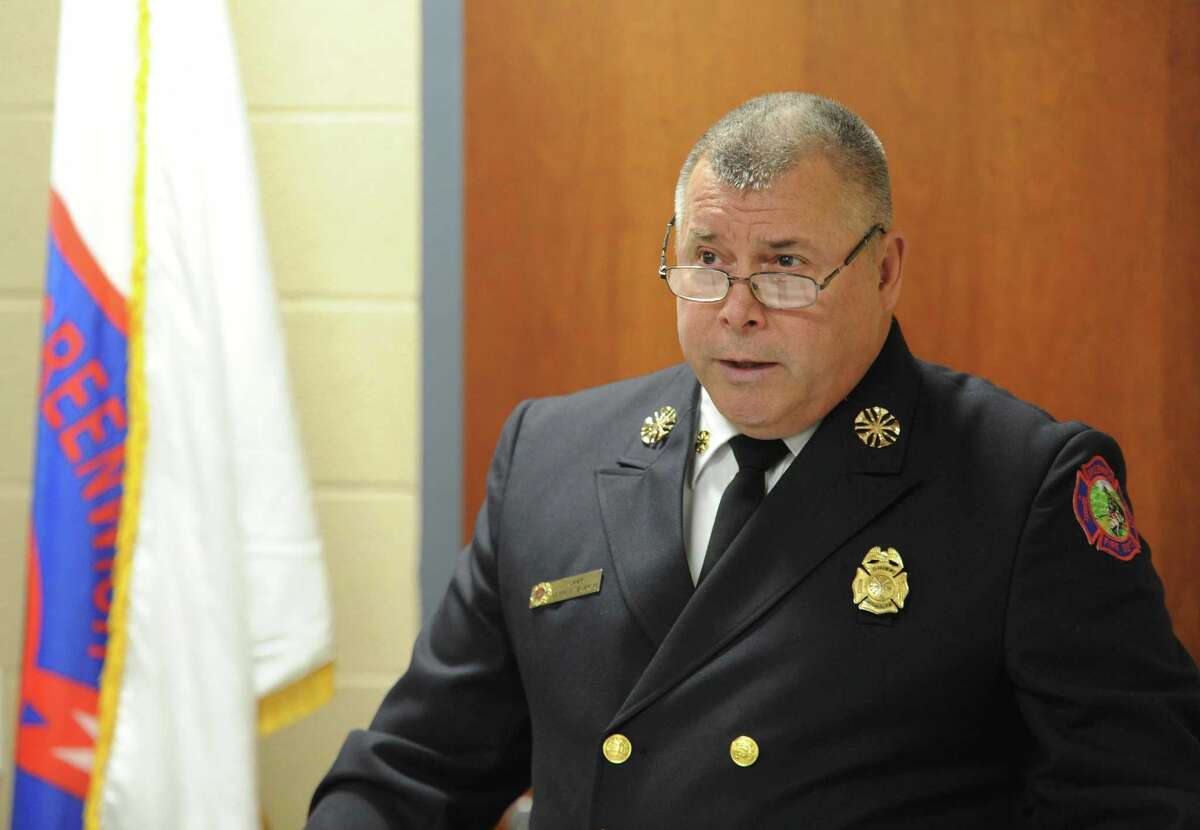 Greenwich rewards firefighters’ service with promotions