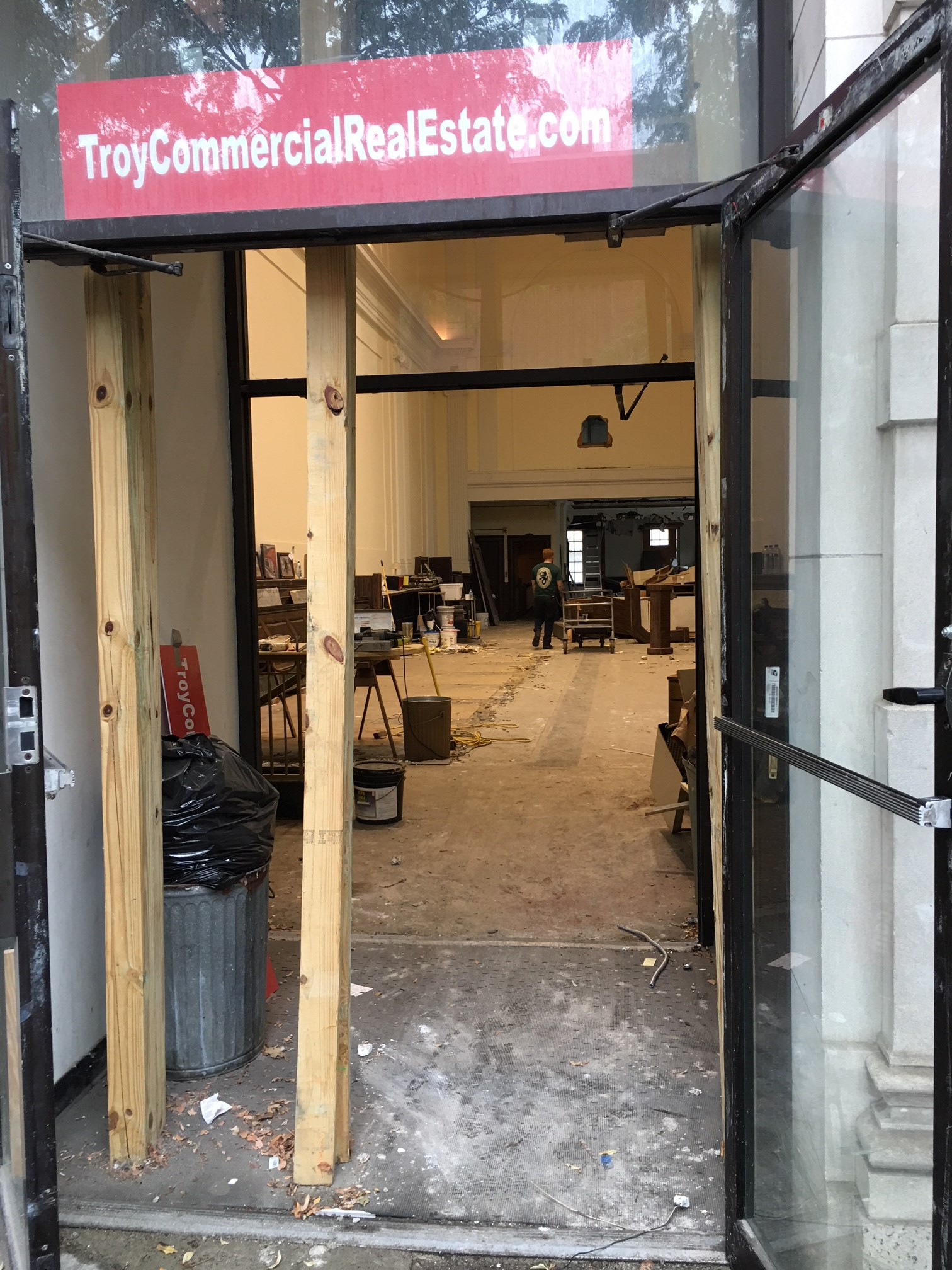 Work under way on conversion of former Troy bank