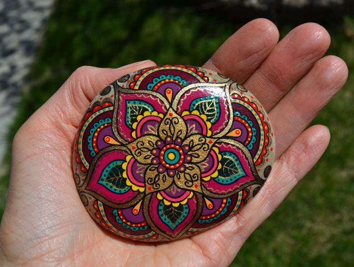 Painted rocks hidden throughout Kingwood