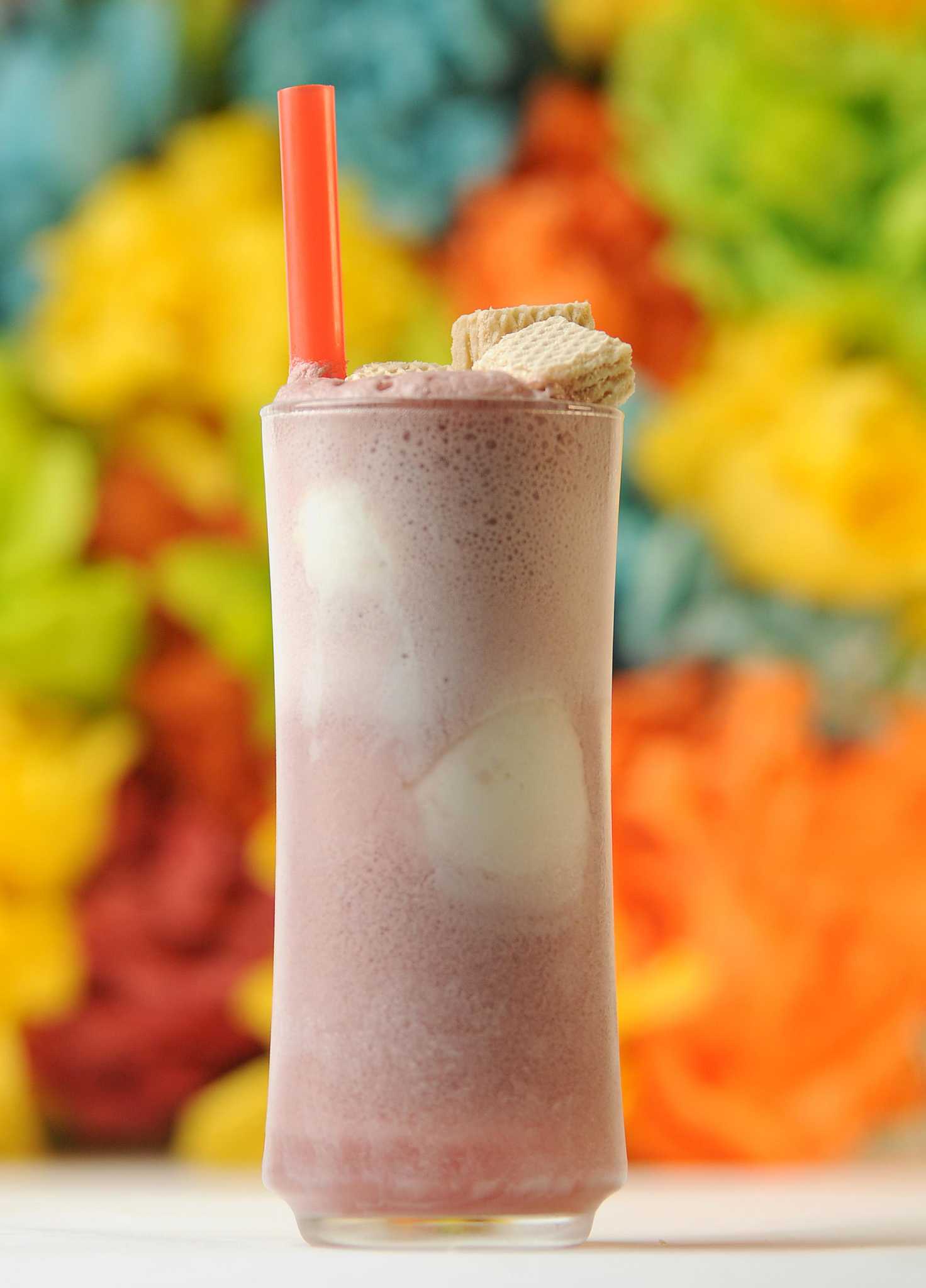 Recipe: Very Blueberry Ice Cream Float